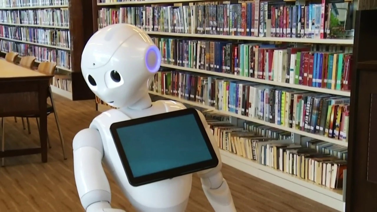 Pepper The Humanoid Robot Comes To Roanoke County Public Library